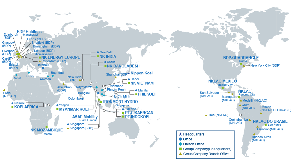 Overseas Network | About Us | ID&E Holdings
